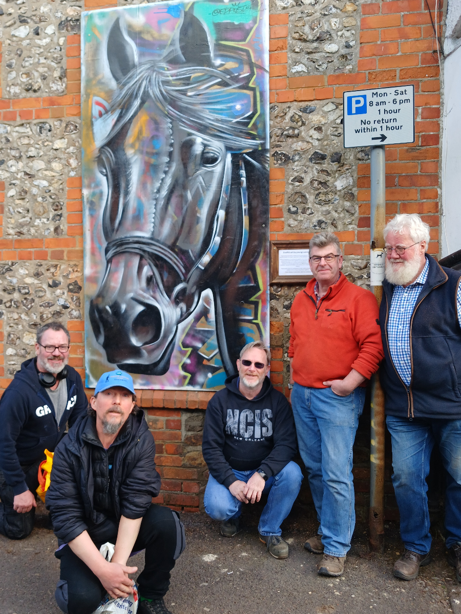 Graffiti Art by Lambourn’s Young People Brightens the High Street ...